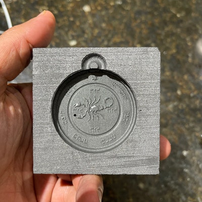 Custom 2 Sided COIN Logo Graphite Molds. - Etsy