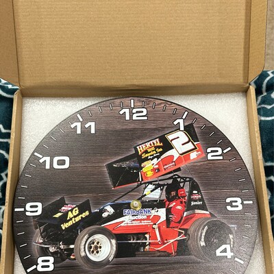 Personalized Drag Racing Wooden Wall Clock Drag Car - Etsy