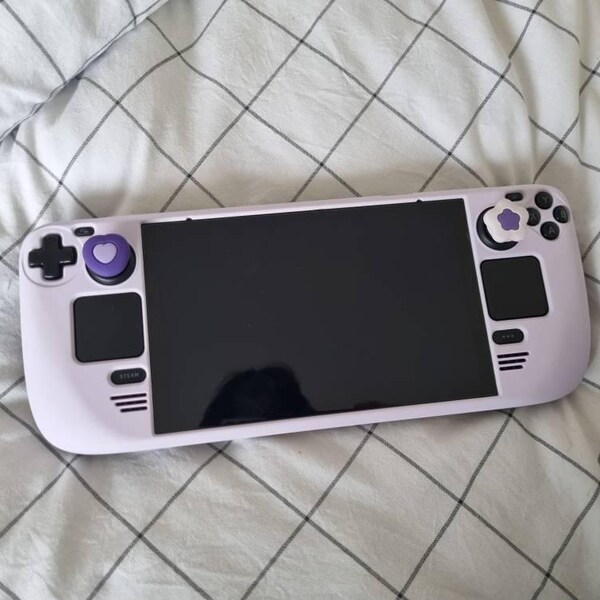 Thumb Grips - Nintendo Switch/oled - Violet & Pink Chonky Stars - Thick ...