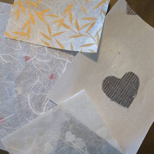 Mulberry Paper Scrap Pack (100 Pieces) - Golden Harvest - Etsy