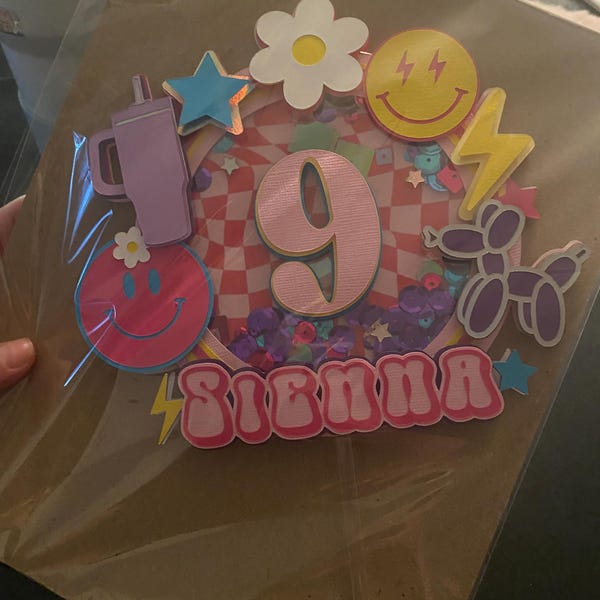 Roller Skate Shaker Cake Topper, Rolling Into Birthday Party, Skates ...