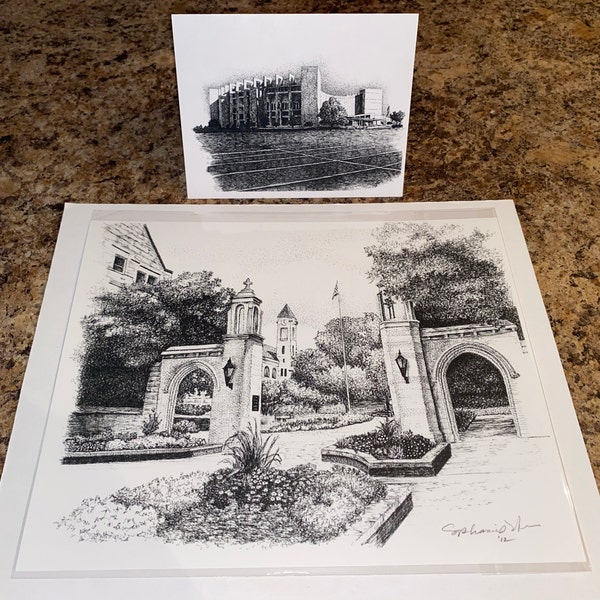 Sample Gates, Indiana University, Bloomington, Indiana,fine Art Print ...