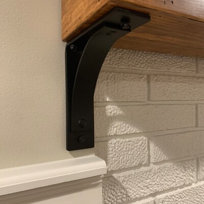 Heavy Iron Mantel Bracket SOLD INDIVIDUALLY Industrial - Etsy