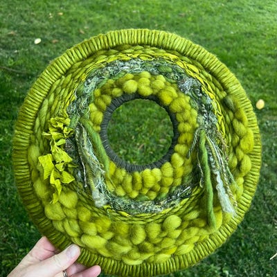 Twist Mini Sustainable Fiber Skein Upcycled Weaving Art Yarn Bundle ...