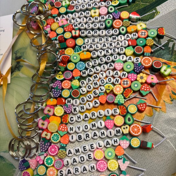 Personalised Name Keychain | Party Favour | Bag Tag | End of Year Gift ...