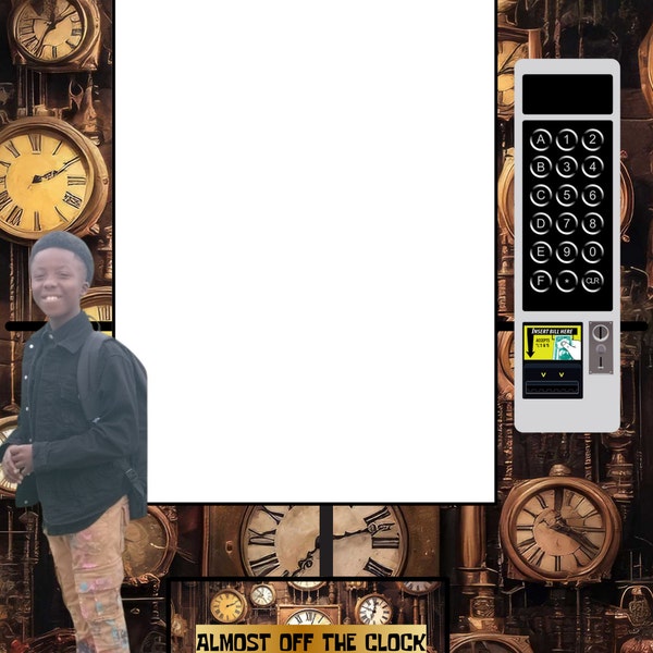 Vending Machine Payment Panel PNG Pink and Purple - Etsy