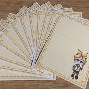 Vocaloid Kagamine Rin and Kagamine Len Holographic and Vinyl Stickers ...