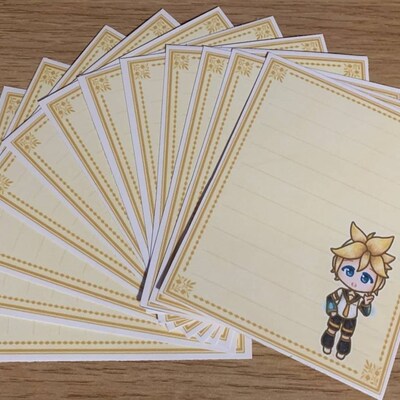 Vocaloid Kagamine Rin and Kagamine Len Holographic and Vinyl Stickers ...
