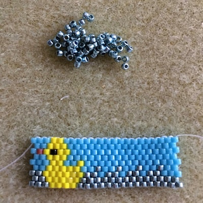 Rubber Duck Beaded Ring - Etsy