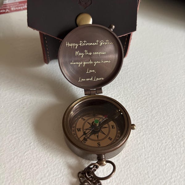 United States Air Force Gift, Custom Compass, Air Force Retirement Gift ...