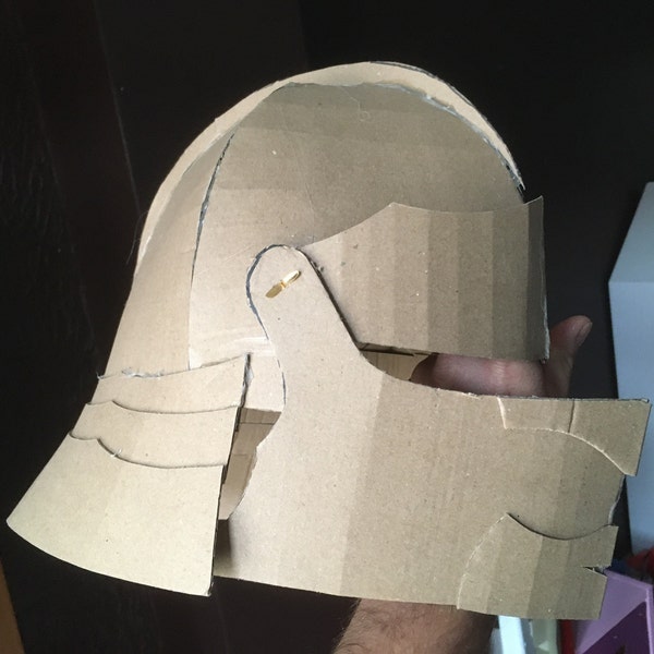 DIY Sallet Eva Foam Helmet German Pattern Blueprint Template Pdf Vector ...