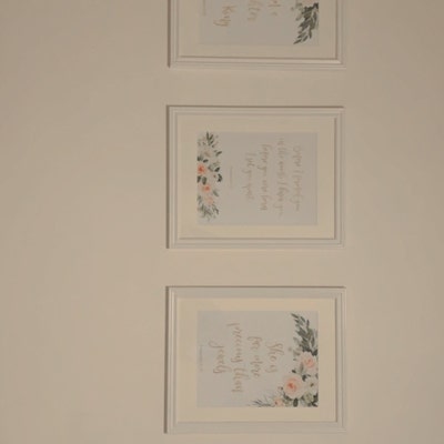 Baby Girl Nursery Bible Verses, Christian Nursery Bible Print, Nursery ...