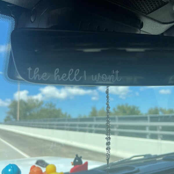 You're the Sun to Me Decal, Rear View Mirror Decal, Mirror Sticker ...