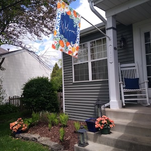 Personalized Flag, Monogram Garden Flags, Custom House Flag, Modern ...