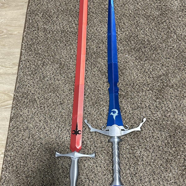 Brisingr and Zar'roc Swords - 3D Model Digital Download - Inheritance ...
