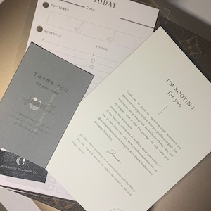 PRINTED Day on One Page Personal Planner, DO1P, Personal Daily Planner ...