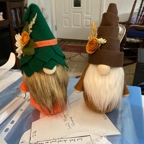 Basic Felt Gnome Patterns Digital Download - Etsy