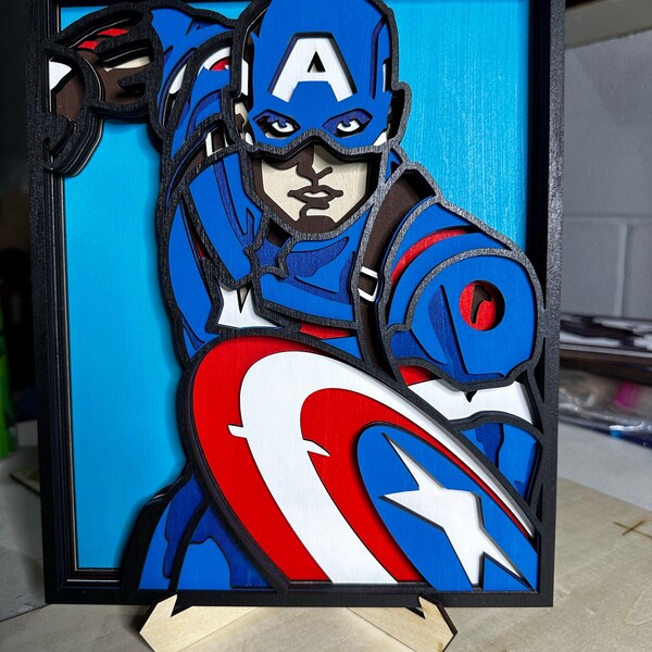 Deadpool Laser Cut, Superhero SVG, Cricut Clock, Multilayer Design ...