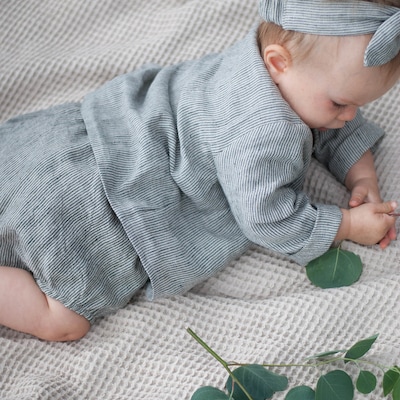 Long Sleeve Wrap Sewing Pattern, Baby Muslin Top, PDF Instant Download ...