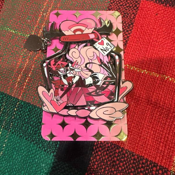 Golden Hour a Hazbin Hotel Radiohusk Enamel Pin - Etsy