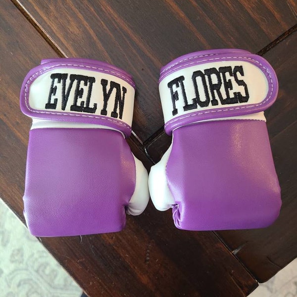 Adorable Personalized Baby Boxing Gloves – Custom Embroidered Keepsake ...