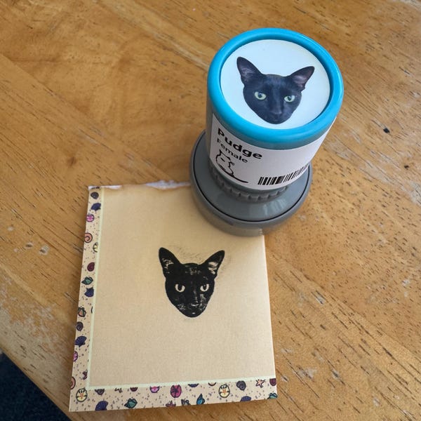 Custom Pet Stamp, Cute Pet Image Stamp,personalized Cat&dog Stamps ...