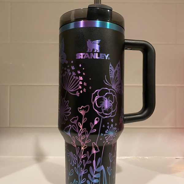 Happy Face Engraved Stanley 40 Oz 30 Oz - Etsy