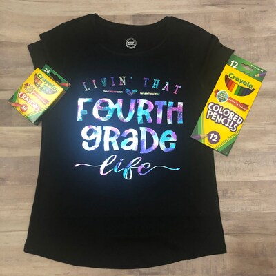 Livin That Fourth Grade Life SVG Fourth Grade Svg School - Etsy