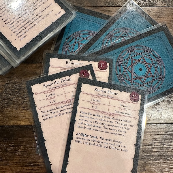 Monster Cards - Dnd 5e | PDF | Fillable | Same Size as the Official - Etsy