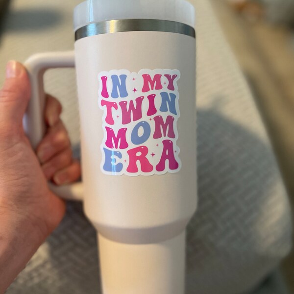 Twin Mom Sticker Twin Mom Era Twin Mom Gift Twin Mom Kindle Cover Twin ...
