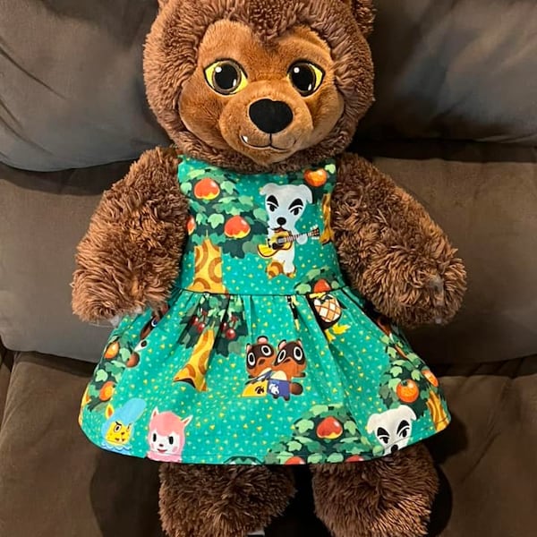 TEDDY BEAR DRESS Pdf Pattern Fits 15-18 Inch Teddy Bears Such as Build ...