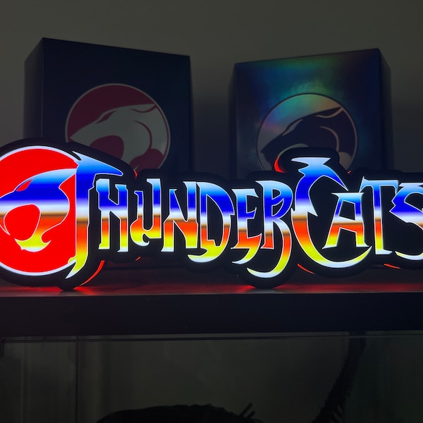 Vintage Thundercats Logo LED Sign | 3D Printed, USB Powered & Full ...