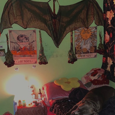 Bat Wings Dragon Demon Cape Halloween Costume Adult Goth Fairy Cape ...