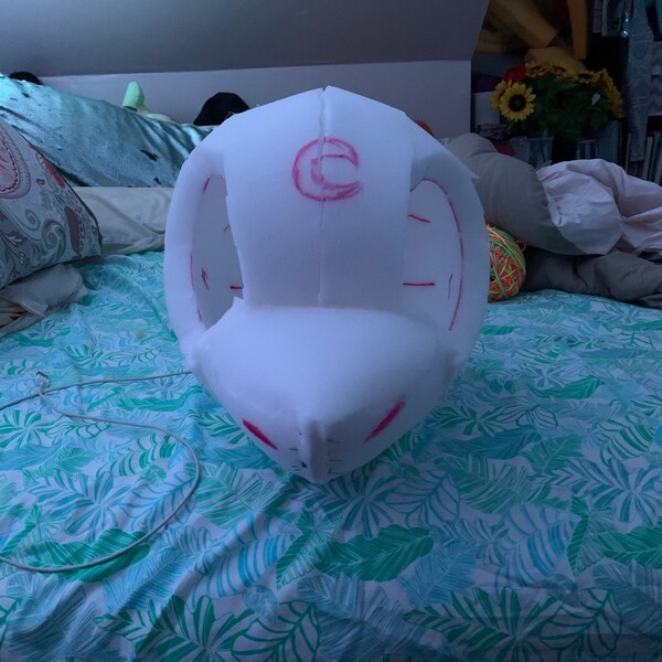 MLP Fursuit Head Base, My Little Pony Horse Template (PDF Digital ...