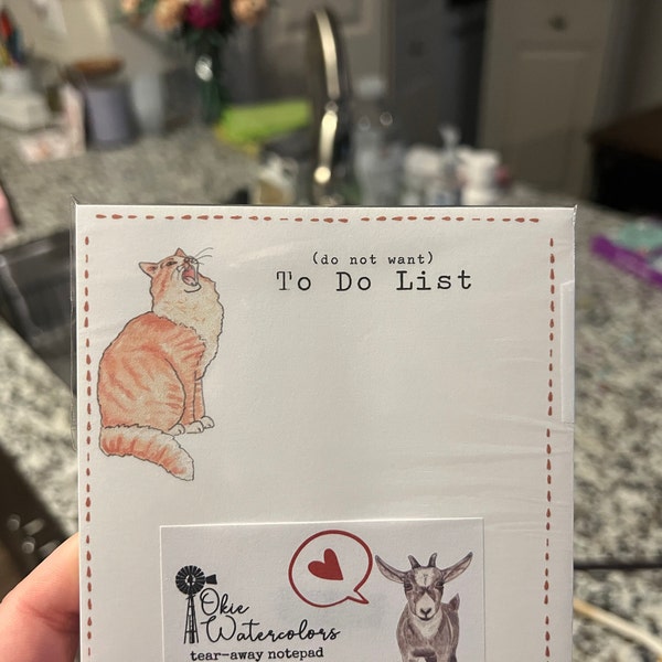 Native Wildflower Indian Paintbrush Flower Notepad Memopad Feat ...