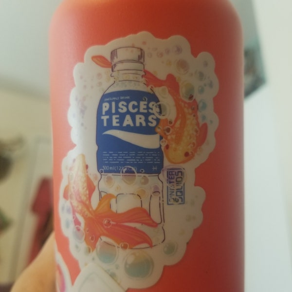 Pisces | Zodiac Stickers Waterproof | Pocari Sweat | Aesthetic Anime ...