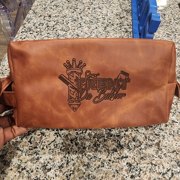 Gift for Football Coaches & Players, Team Gift Ideas, Leather Dopp Kit ...