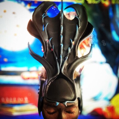 Queen Xenomorph Costume Headpiece for Aliens Movie Queen Mother Costume ...