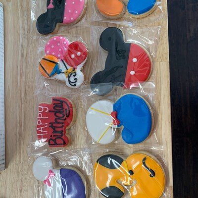 1 Dozen movie Night Popcorn Custom Cutout Cookies - Etsy