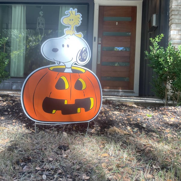 Snoopy and Friends Thanksgiving Signs - Etsy