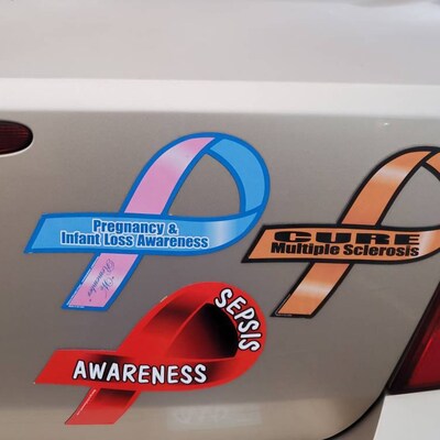 Personalized Opioid and Overdose Awareness Ribbon Magnet Add - Etsy