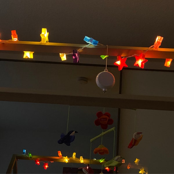 Baby Mint Fairy Lights Cotton Ball Fairy Lights, 20 or 35 LED Cotton ...