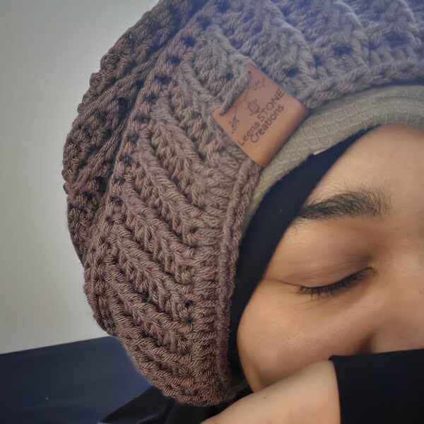 Camouflage Fitted Brimmed Cap W/earrings - Etsy