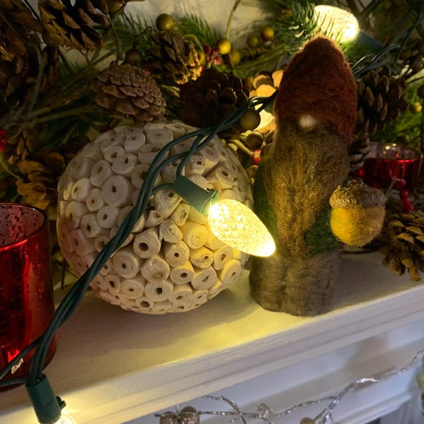 Needle Felt Winter Solstice, Yule Christmas Nature Table Waldorf ...