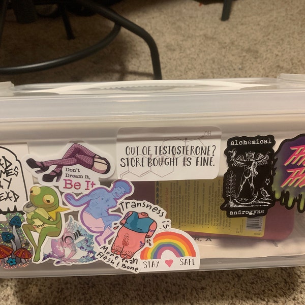 Alchemical Androgyne Sticker - Androgyny Alchemy Nonbinary Trans ...