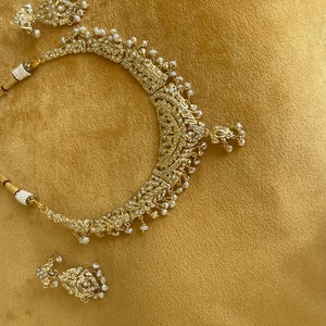 Isha Natural Pearl Pendant and Jhumka Set , Hyderabadi Jewelry , Nizami ...