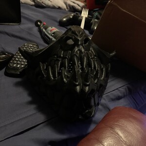 Reptilian Style Cosplay Mask by Wekster Mortal Face Mask Made in US ...