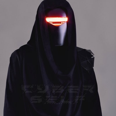 Shadow Hoodie Mens Dark Black Mask Hoodie Jacket Ninja Shinobi ...