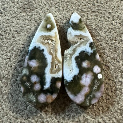 Beautiful Red Heaxagon River Jasper Cabochon Ocean Jasper Frog Egg From ...