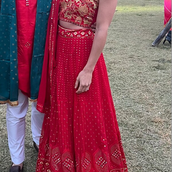 Mahendi Green Lehenga Choli for Women | Indian Wedding Wear Mahendi ...
